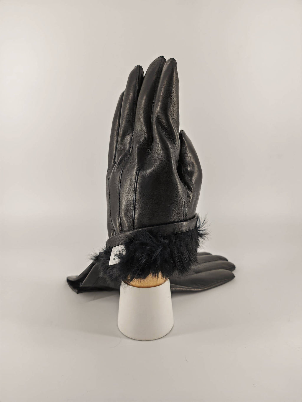 Valentino . Leather Gloves Rabbit Fur Lined – Martelli Gloves